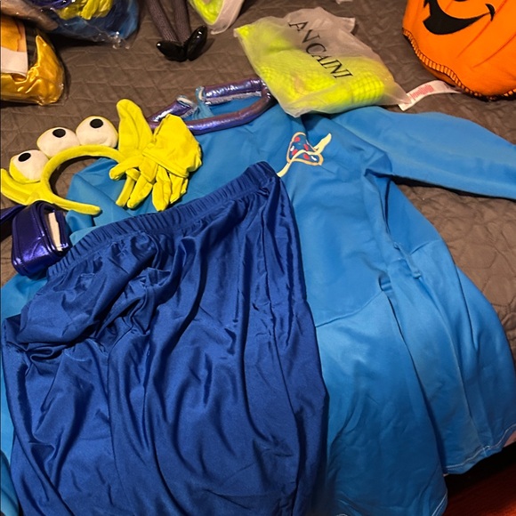 Disney | Other | Disney Blue And Yellow Alien Costume Set | Poshmark